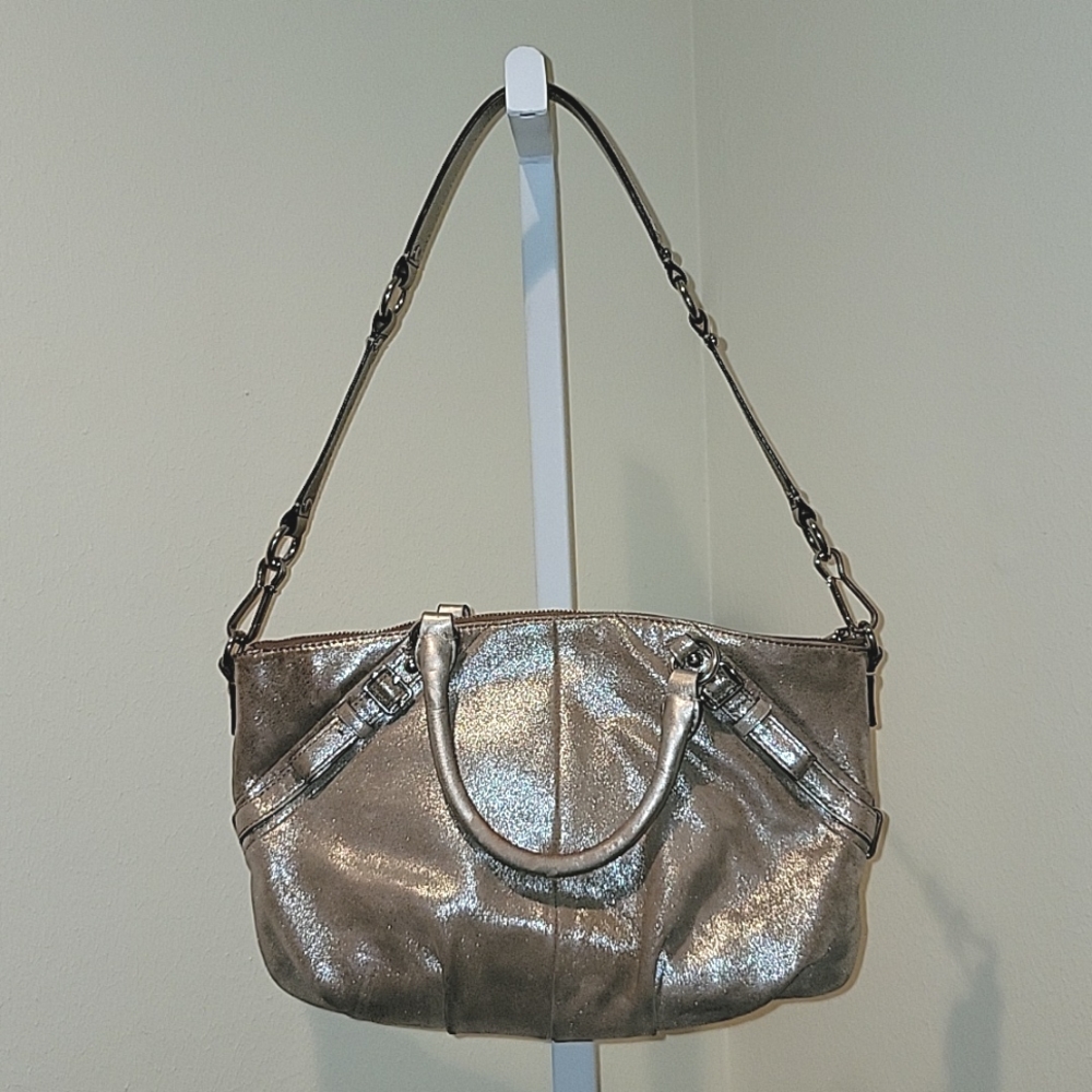 Coach Madison Sophia Gold Leather Shoulder Bag 15960 - Gem